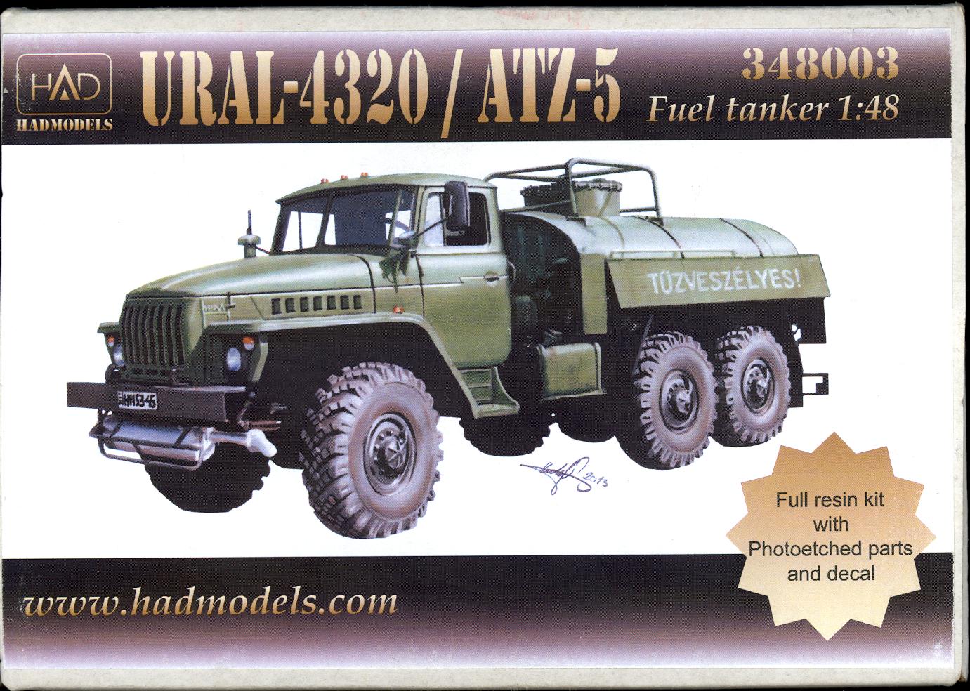 Hungarian Aero Decals 1/48 URAL-4320 ATZ-5 FUEL TRUCK Full Resin Kit | eBay Hungarian Aero Decals 1/48 URAL-4320 ATZ-5 FUEL TRUCK Full Resin Kit | eBay