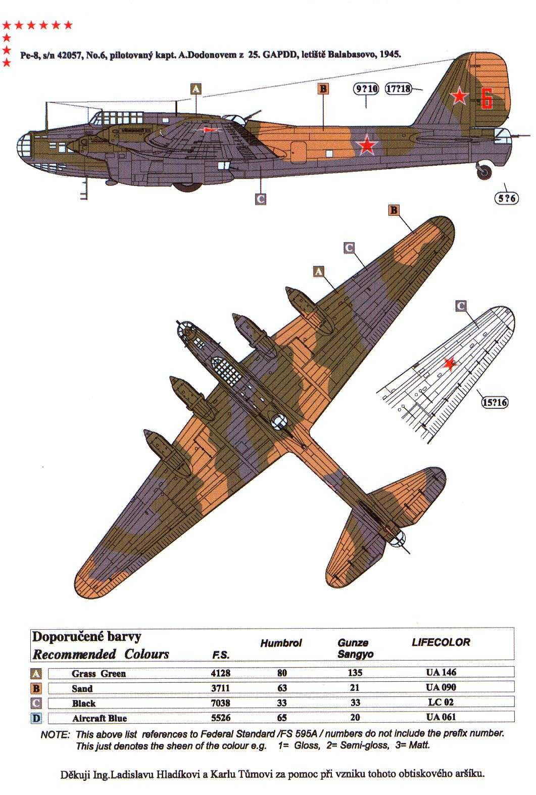 AML Models Decals 1/72 PETLYAKOV Pe-8 Russian WWII Bomber | eBay