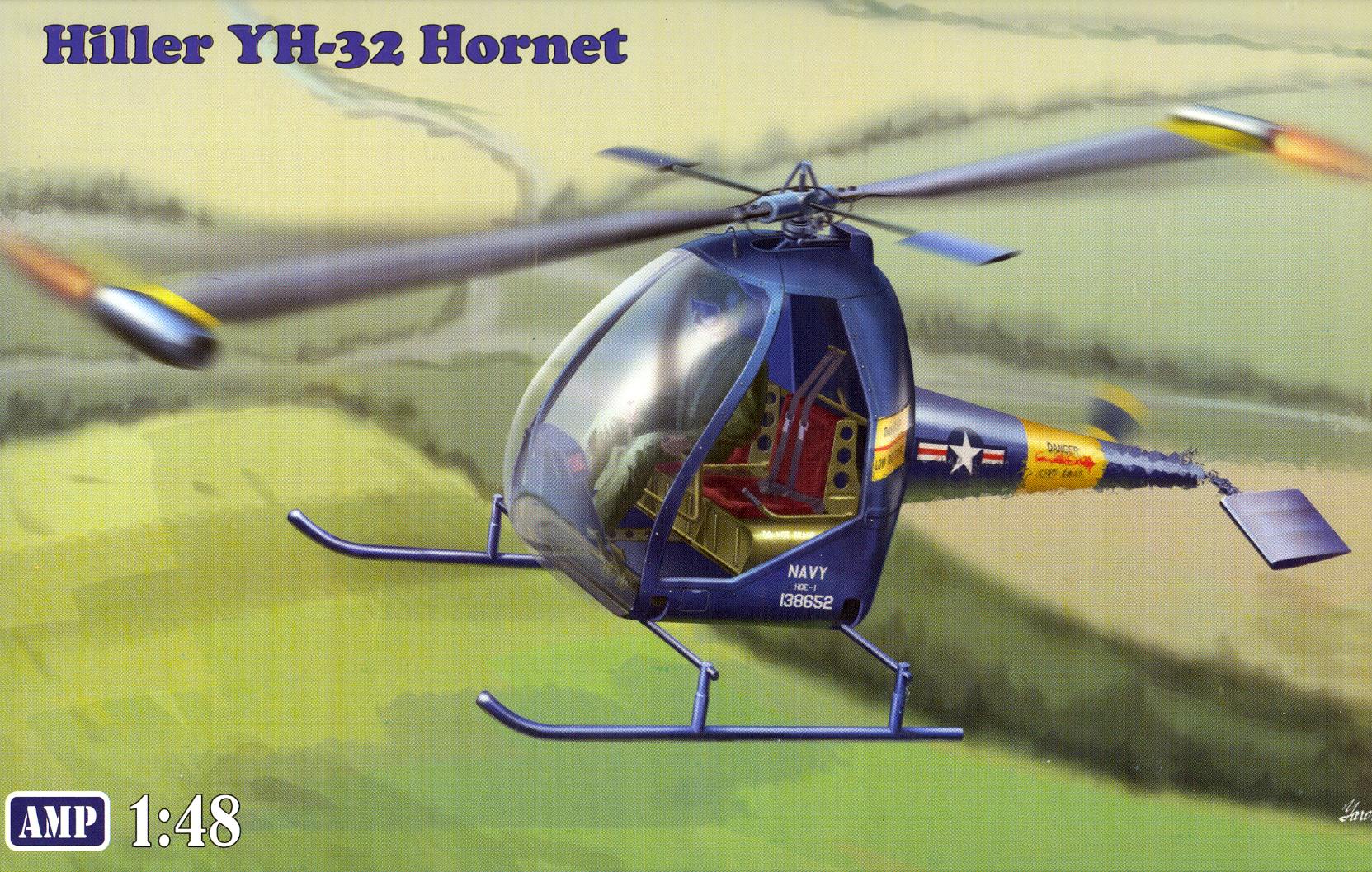 AMP Models 1/48 HILLER YH-32 HORNET HELICOPTER | eBay