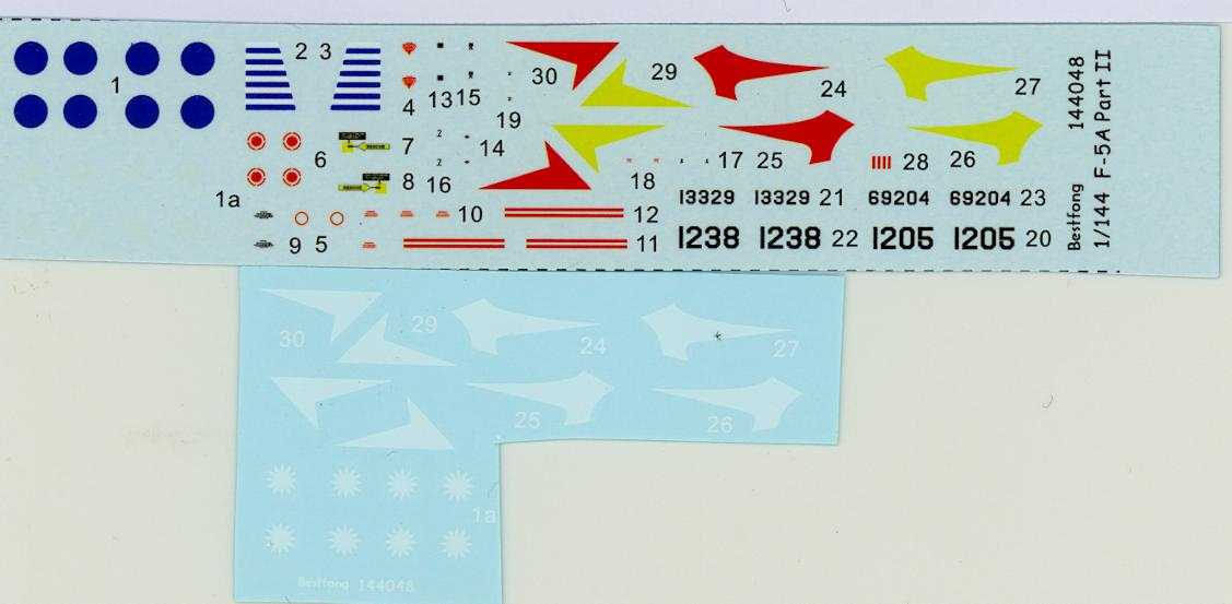 Bestfong Decals 1/144 NORTHROP F-5A FREEDOM FIGHTER Part 2 | eBay