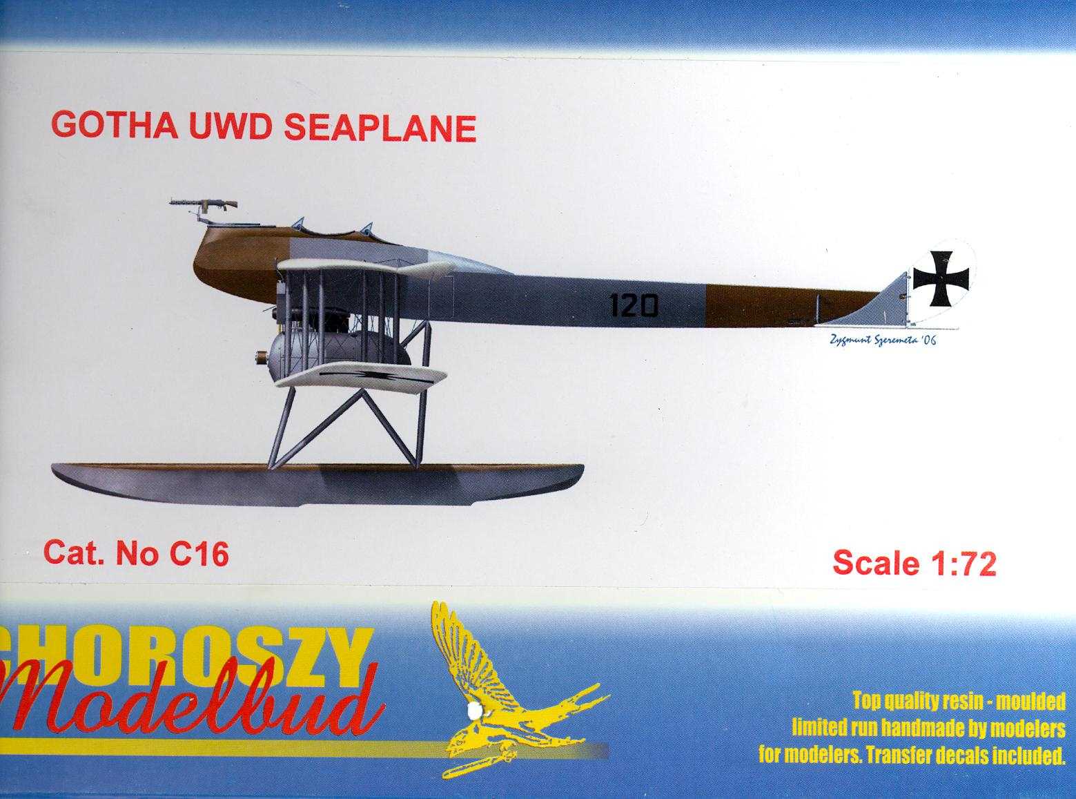 Choroszy Models 1/72 GOTHA UWD German WWI Floatplane Bomber | eBay