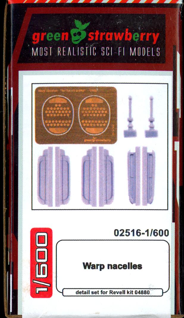 Green Strawberry Models 1/600 U.S.S. ENTERPRISE WARP NACELLES Resin ...