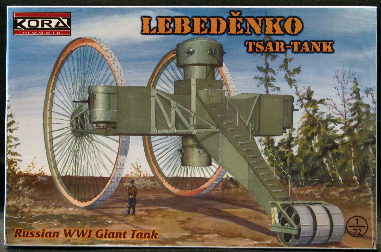 KORA Models 1/72 LEBEDENKO TSAR TANK Giant Russian WWI Tank | eBay
