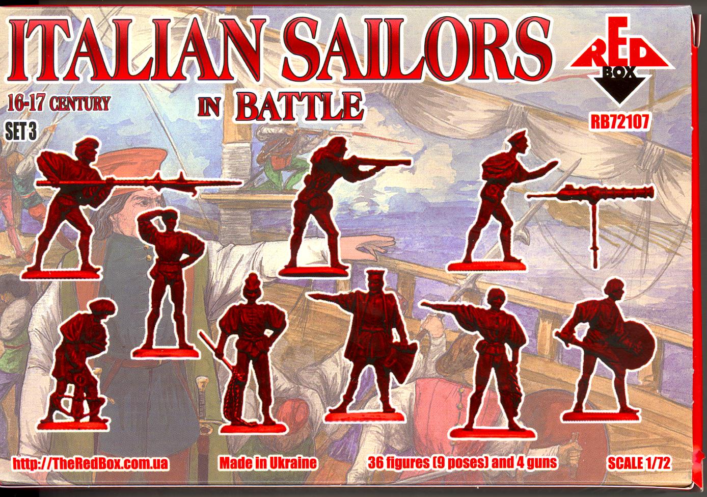 Soldiers, Figures Red Box Models 1/72 ENGLISH SAILORS 16th-17th Century ...