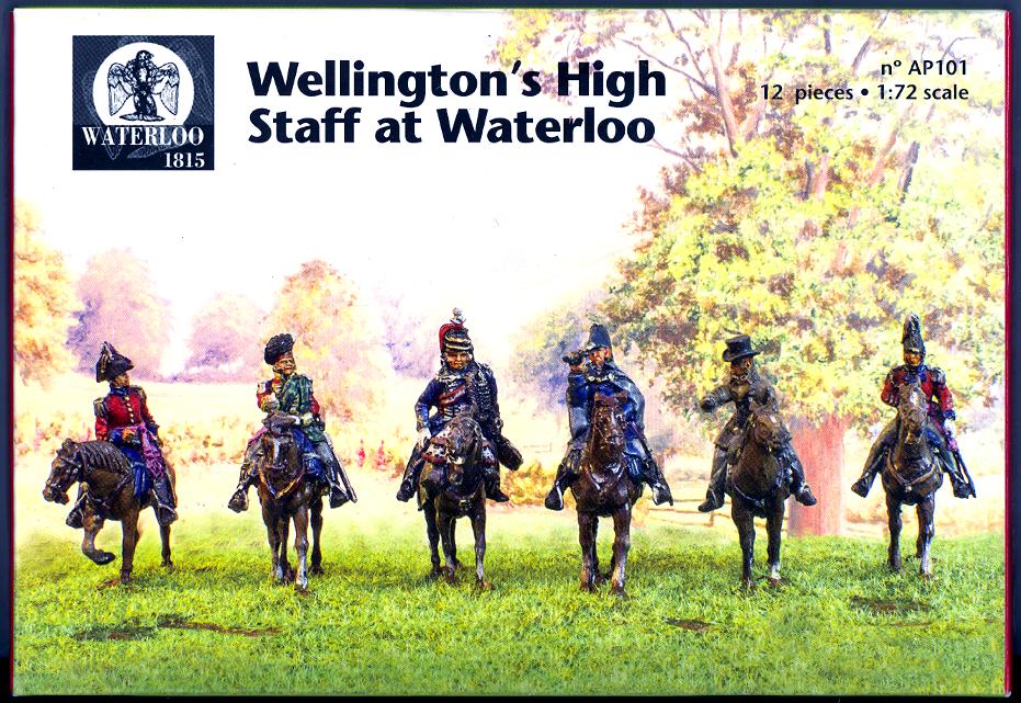 Waterloo 1815 Miniatures 1/72 WELLINGTON'S STAFF AT WATERLOO Metal ...