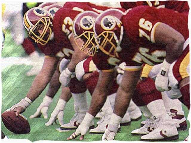 Rare Washington Redskins "The Hogs" Art Lithograph | eBay